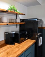 Suite Design | Cozinha privada | Uma cafeteira/bule 