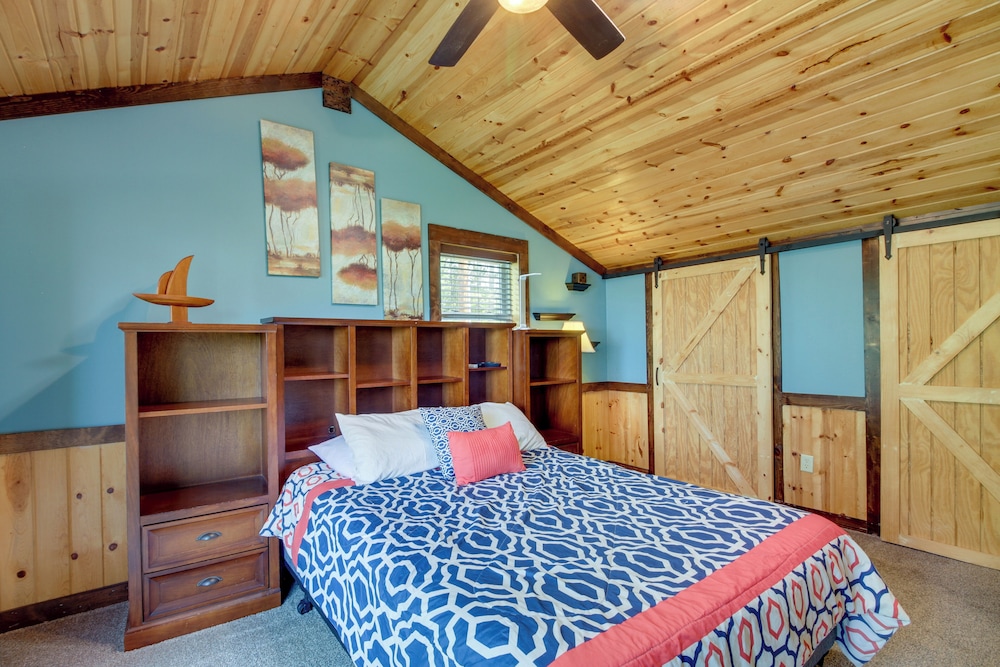 Private Dock: Lakefront Family Home in Outing - Outing | Vrbo