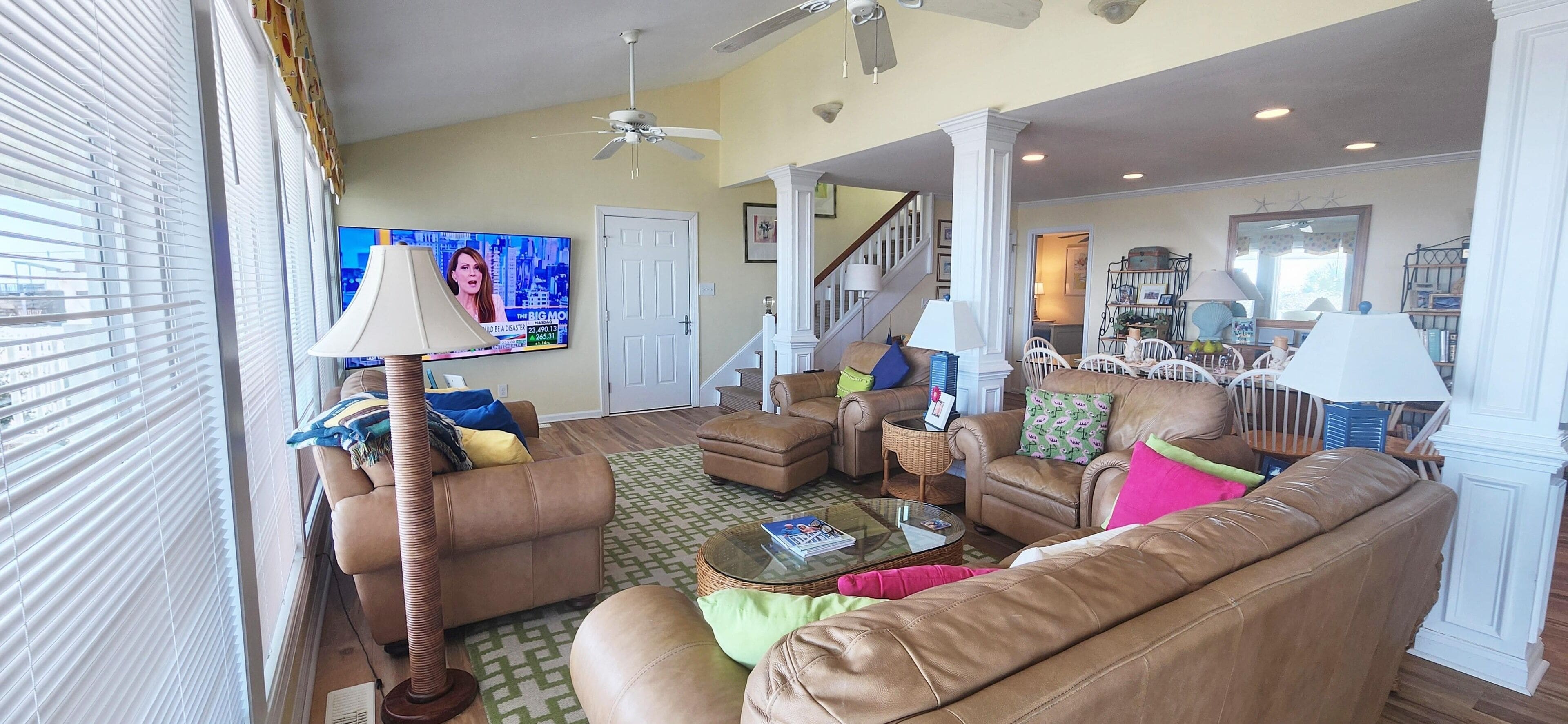 Cozy, Colorful, Coastal Cottage - Oceanfront 5 Bedroom Home - Sunset Beach, NC