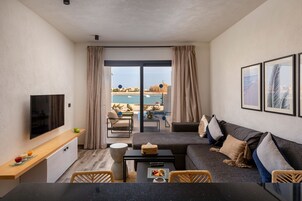 Suite Executiva, vista para a lagoa | Sala de estar