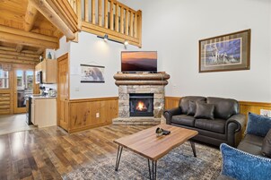 Cabana, 2 quartos | Área de estar