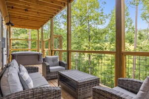 Cabana, 3 quartos | Terraço/pátio