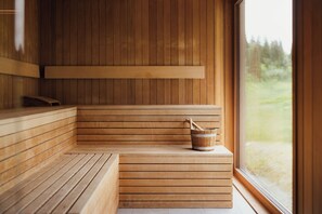 Sauna, banheira de hidromassagem, banho turco 
