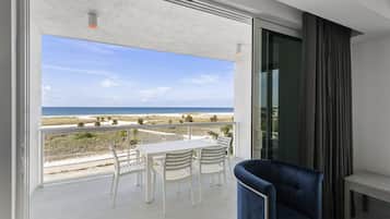 Suite de Luxo, 2 quartos, vista para o oceano | Vista para a praia ou o mar