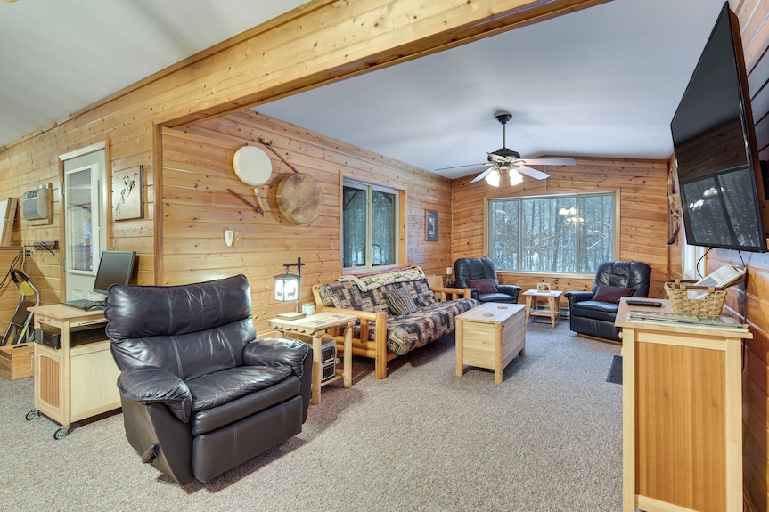 Woodland Cabin W/ Fishing And Atv Trails - Wisconsin