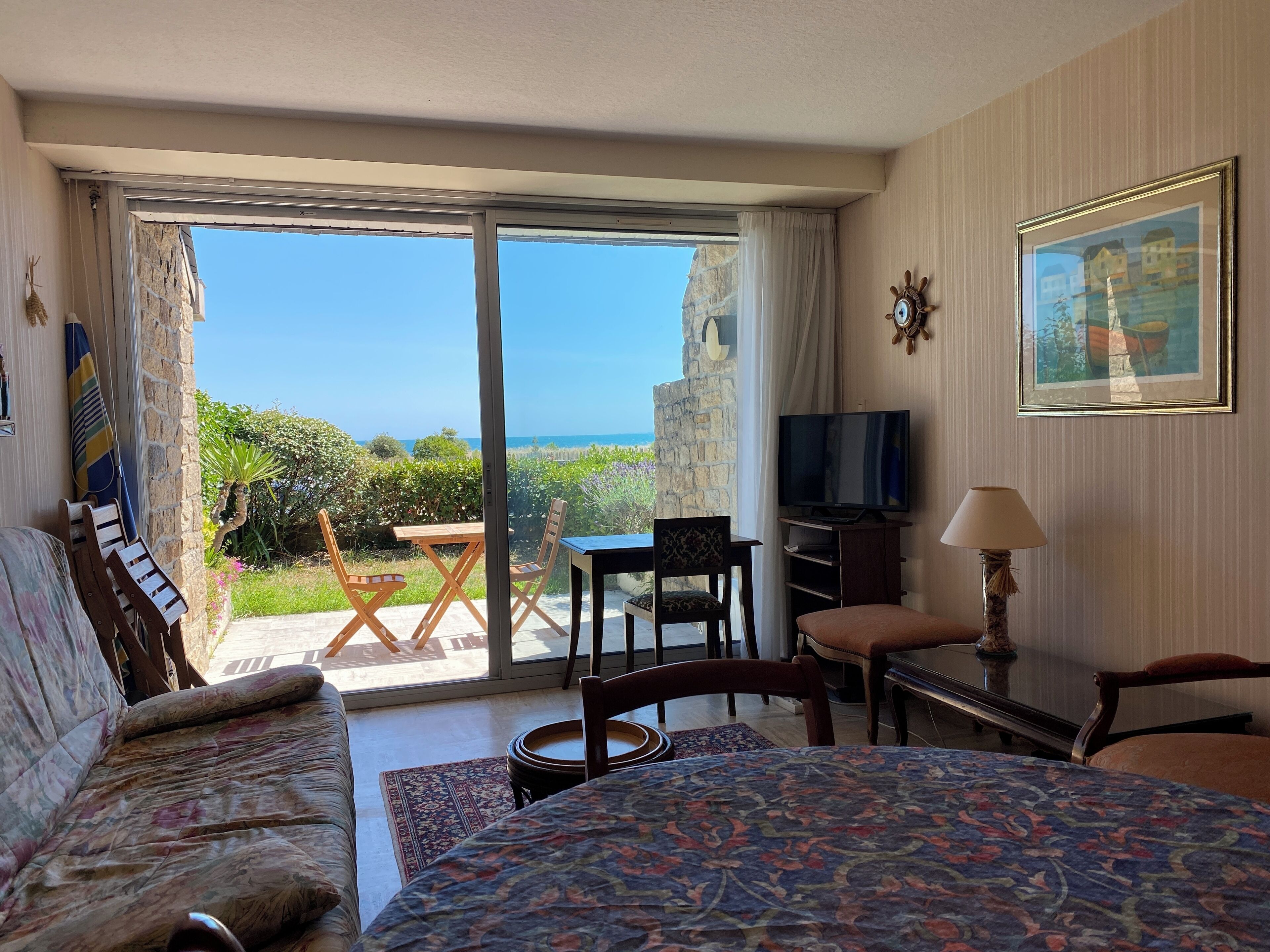 Carnac Plage Morbihan, Appartement Tout Confort Vue Sur Plage En Bord De Mer 20m - Carnac Plage