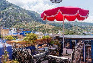 Quarto real | Terraço/pátio