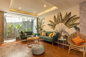 Sala de estar do lobby