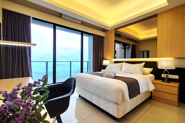 Suite Panorâmica | Cortinas/cortinados opacos, quartos insonorizados