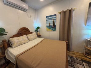 Vila panorâmica, 1 cama Queen, cozinha, vista para a praia | 1 quarto, roupas de cama de algodão egípcio, roupas de cama premium