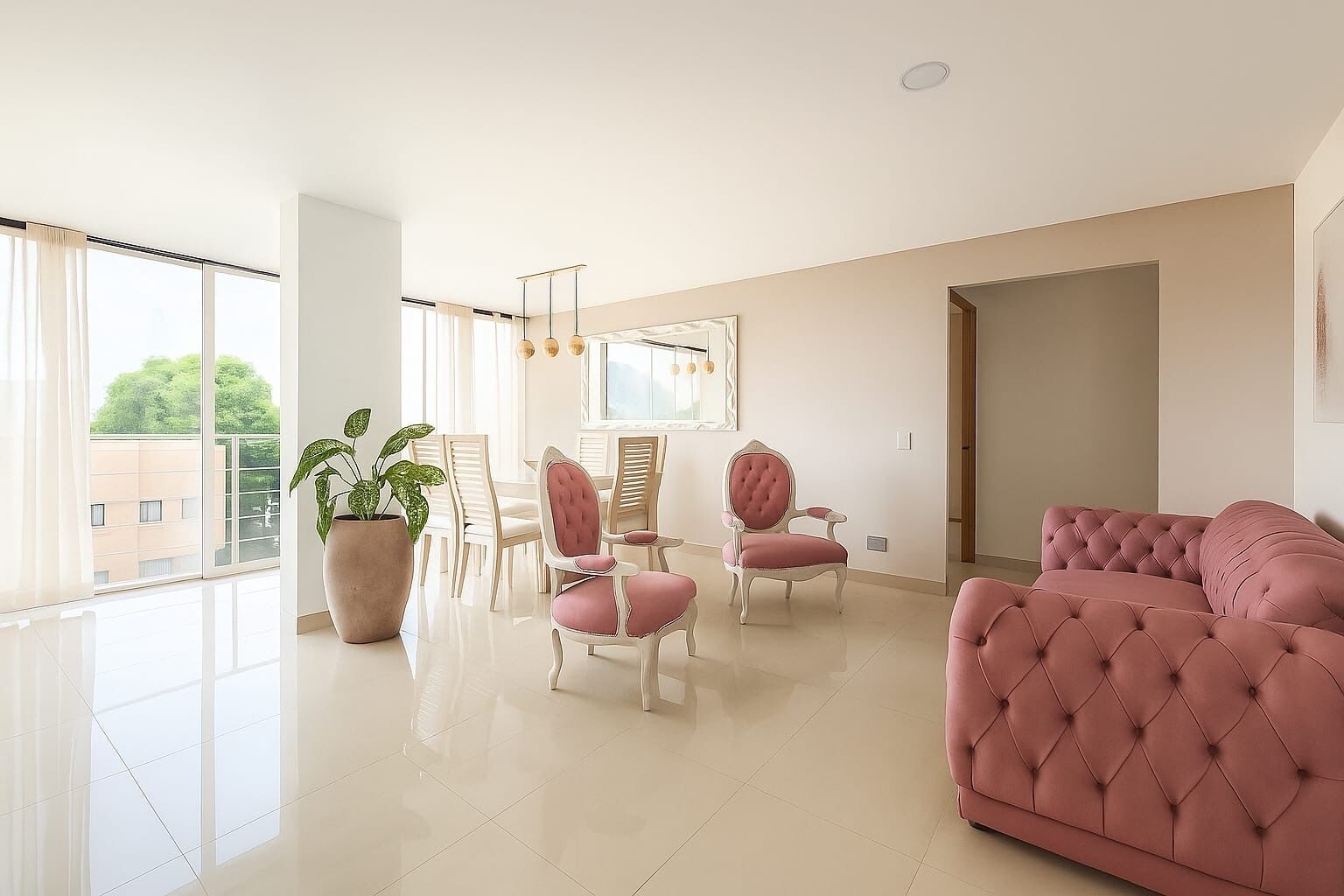 Linda Vista A Las Montañas En El Norte De Cali - Cali