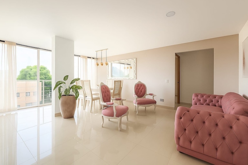 Linda Vista A Las Montañas En El Norte De Cali - Cali