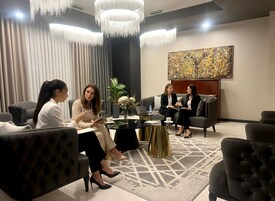 Sala de estar do lobby