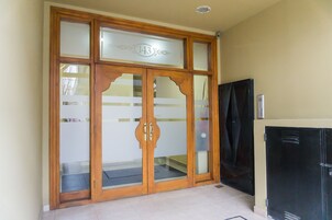 Entrada do alojamento