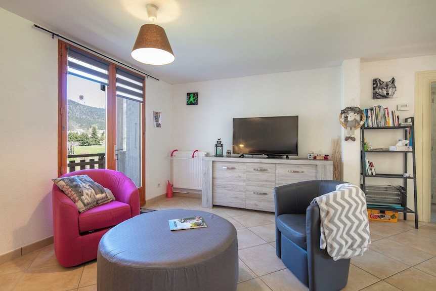 Appartement Les Ptits Loups, Autrans-méaudre En Vercors Vue Montagne, Terrasse Privée Et Jardin - Autrans