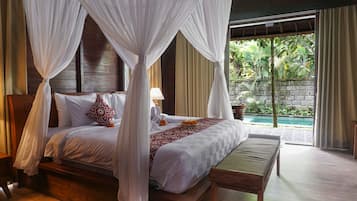 One Bedroom Pool Villa | Vista do quarto