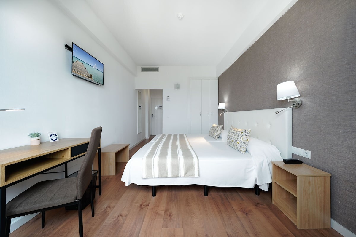 Quarto casal ou duplo standard | 1 quarto, roupas de cama antialérgicas