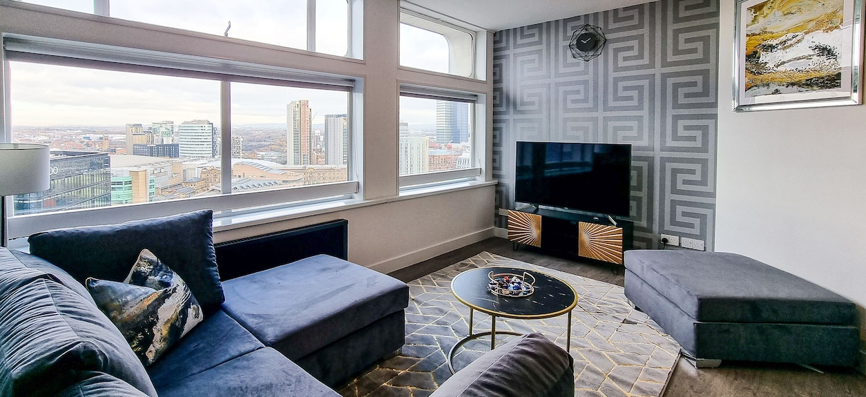 Modern 2-bed Apartment With 18th Floor View - イギリス マンチェスター