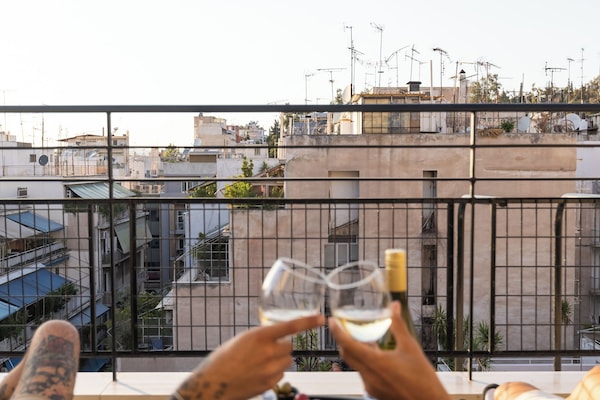 Duplex, terraço | Vista da sacada