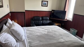 Quarto Standard, 1 cama queen-size | Wi-fi grátis, roupa de cama fornecida 
