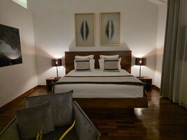 Suite Deluxe | 1 quarto, lençóis de algodão egípcio, roupa de alta qualidade 