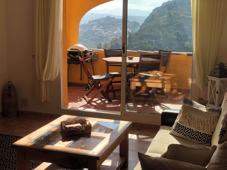 Sunny And Very Quiet Apartment With Gorgeous Mountain And Valley Views - Benitachell