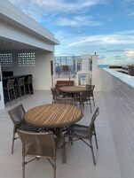 Terraço no piso superior