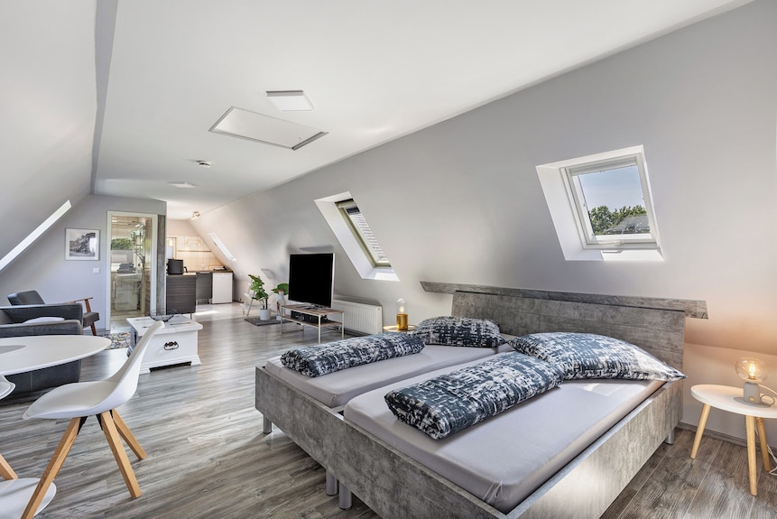 Ferienwohnung 'Klein Amerika' Mit Balkon Und Wlan - Heidesee