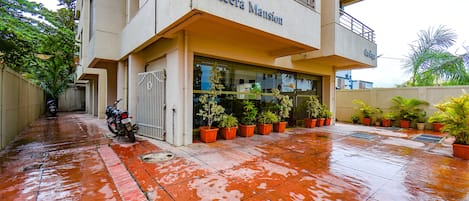 Entrada do alojamento