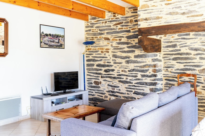 Maison De Vacances "4 Pers" Avec Terrasse Privée Et Wi-fi - Pipriac