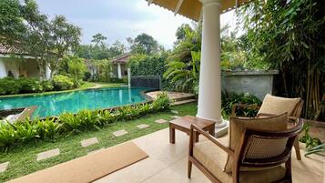 Suíte luxo | Terraço/pátio