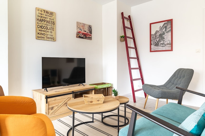 L'ingénieux - Appt Près De La Place Zola - Forêt de Touffou