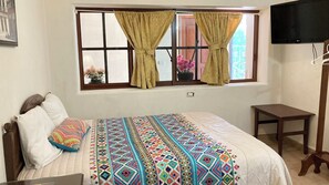 Quarto tradicional, 1 cama Queen | Roupa de cama