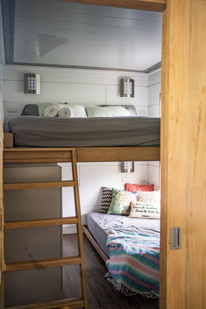 Unique shipping container home only 2 minute walk to the beach ...