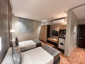 Deluxe Room With 2 Single Bed | 1 quarto, Wi-Fi de cortesia