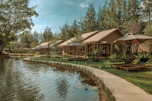 Tenda de Luxo, 2 quartos, piscina privativa | Terraço/pátio interior