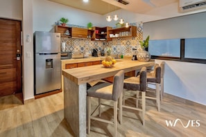 Apartamento, 1 quarto, para fumantes, sacada | Cozinha privada