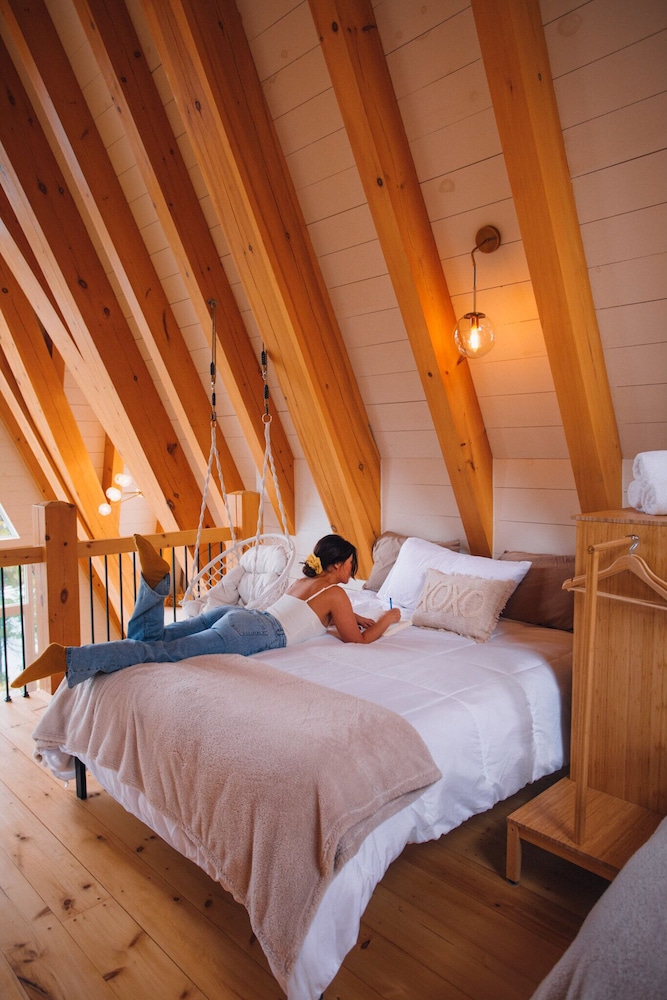 Timber A-frame Cabin On French River - Killarney