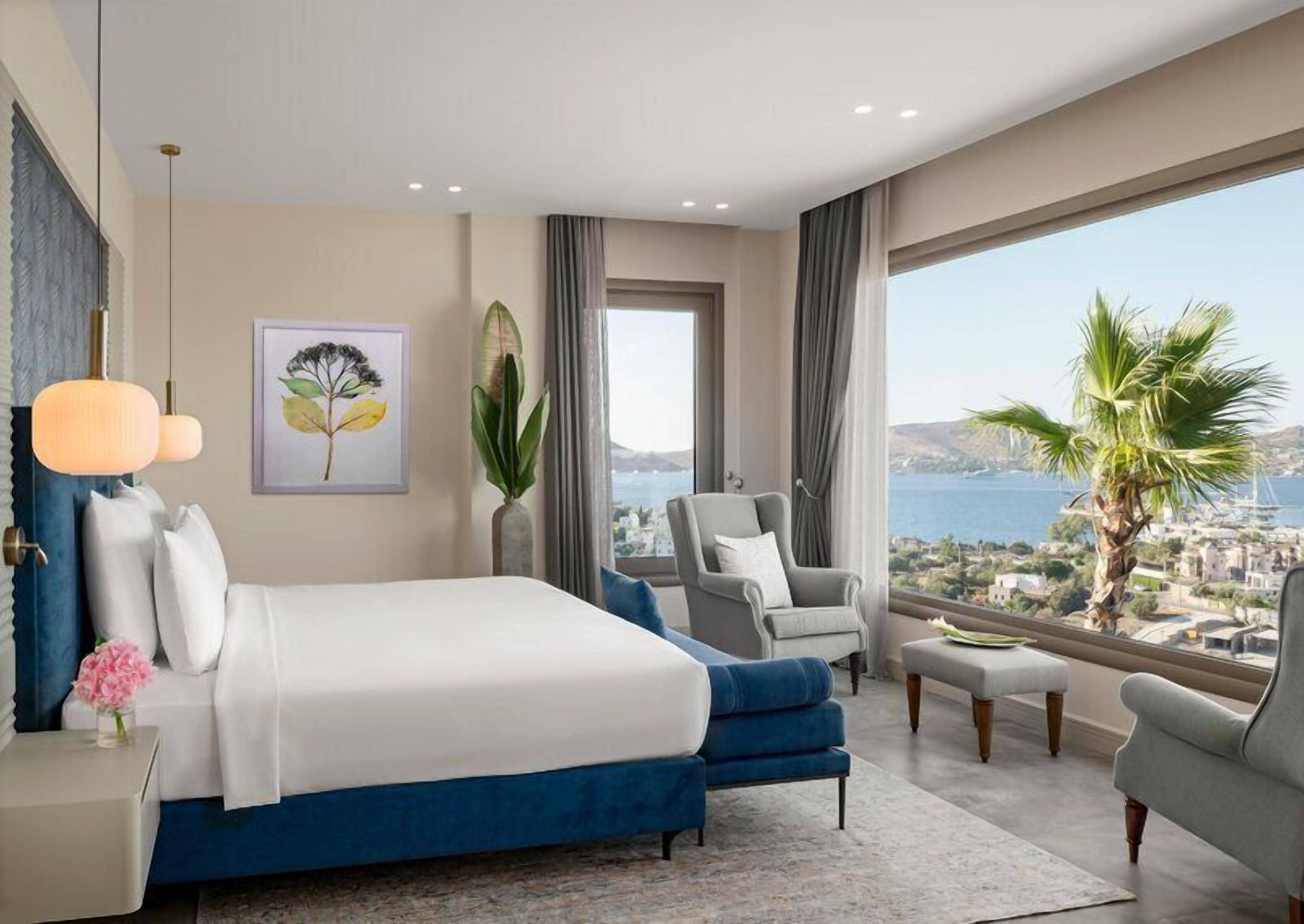 Sea View Premium Room | Minibar, cofre no quarto, secretária, cortinas/cortinados opacos 
