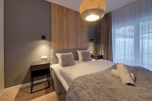 Apartamento | 1 quarto, ferro/tábua de engomar, Wi-fi grátis, roupa de cama fornecida 