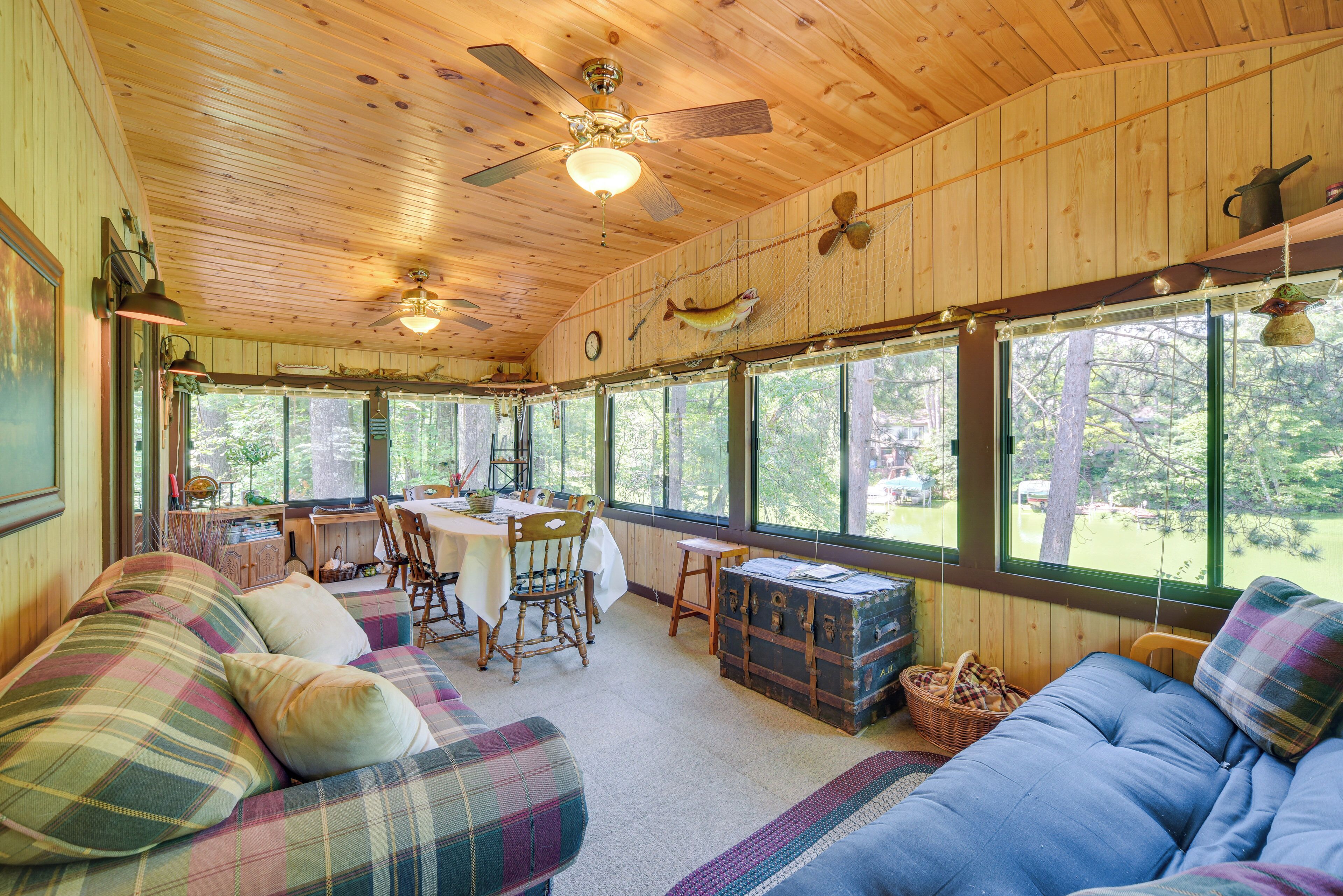 Grill & Fire Pit: Waterfront Cameron Retreat! - Rice Lake, WI