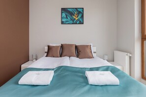 Apartamento, 2 quartos, varanda | 2 quartos, roupa de cama fornecida 