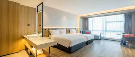 Roupa de alta qualidade, edredões de penas, secretária