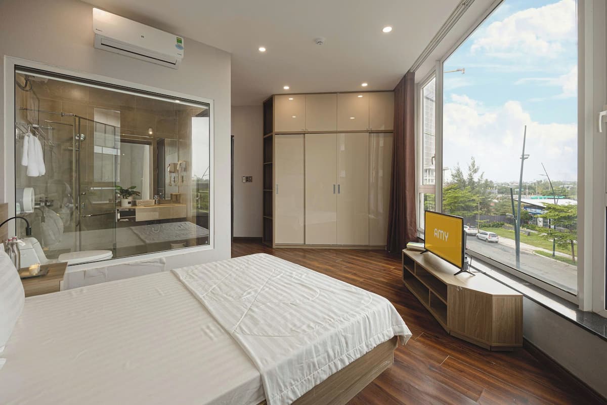 Apartamento, 3 quartos, vista para a cidade | Roupas de cama premium, frigobar (abastecido com alguns itens grátis)