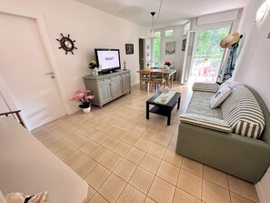 Apartamento, 1 quarto, varanda | Sala de estar
