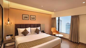 Quarto Deluxe | Lençóis de algodão egípcio, roupa de alta qualidade