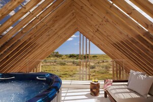 Casa geminada, 3 quartos, banheira de hidromassagem | Terraço/pátio