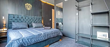 Loft de Luxo, vários quartos, vista parcial para o oceano | Roupa de alta qualidade, edredões de penas