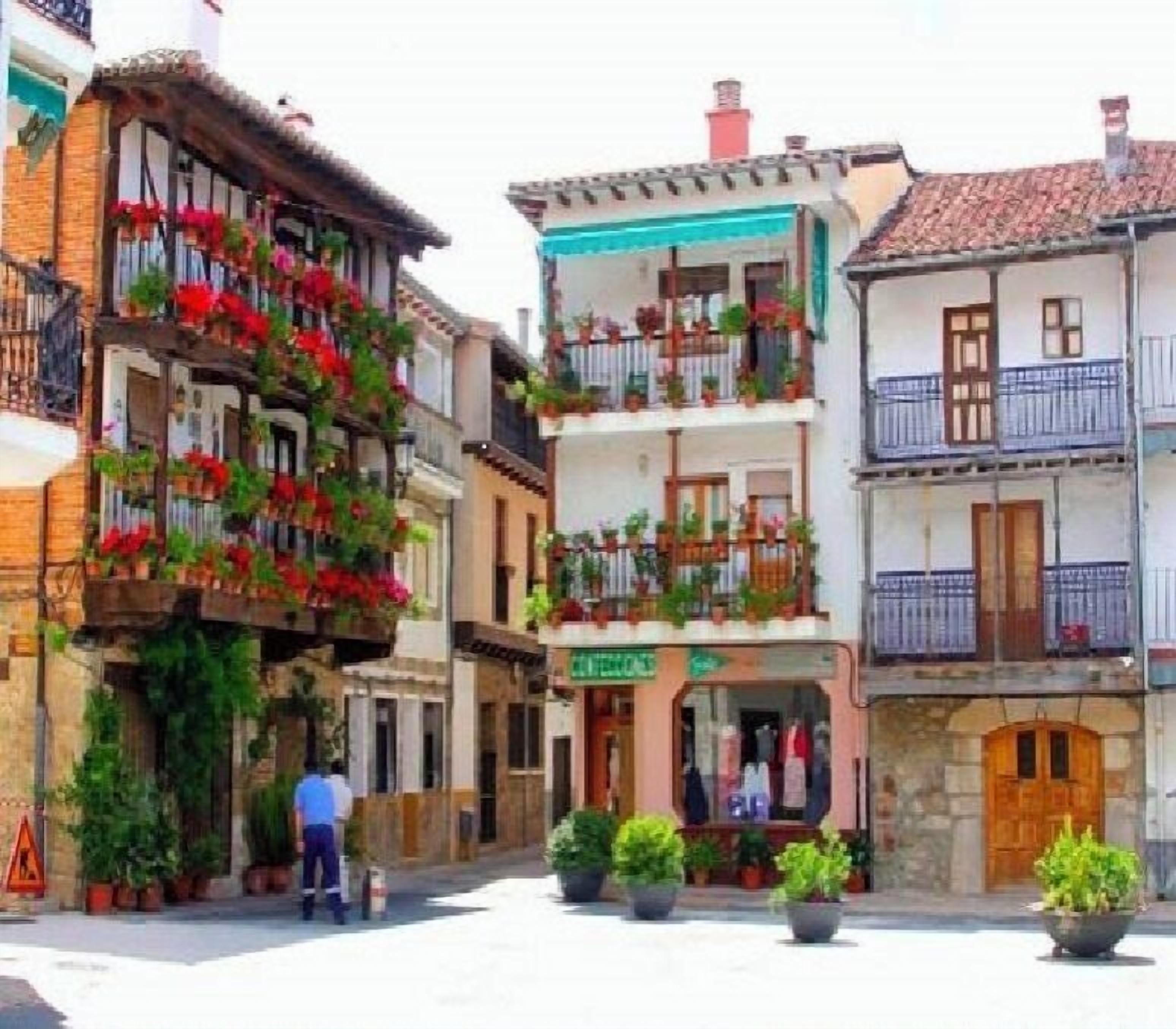 Vista para a cidade desde o alojamento