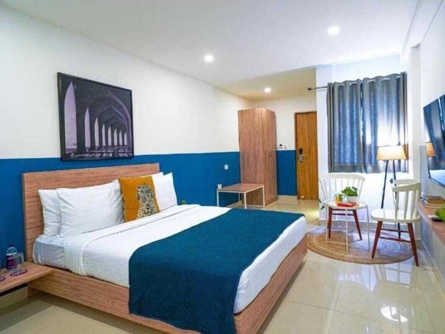 Suíte executiva | 1 quarto, escrivaninha, quartos à prova de som, roupa de cama